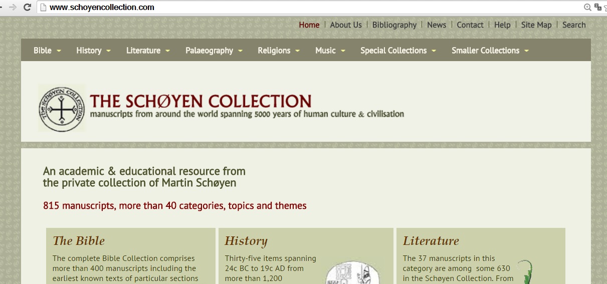 Schoyen: una colección para la historia de la Humanidad – Blog Cátedra ...