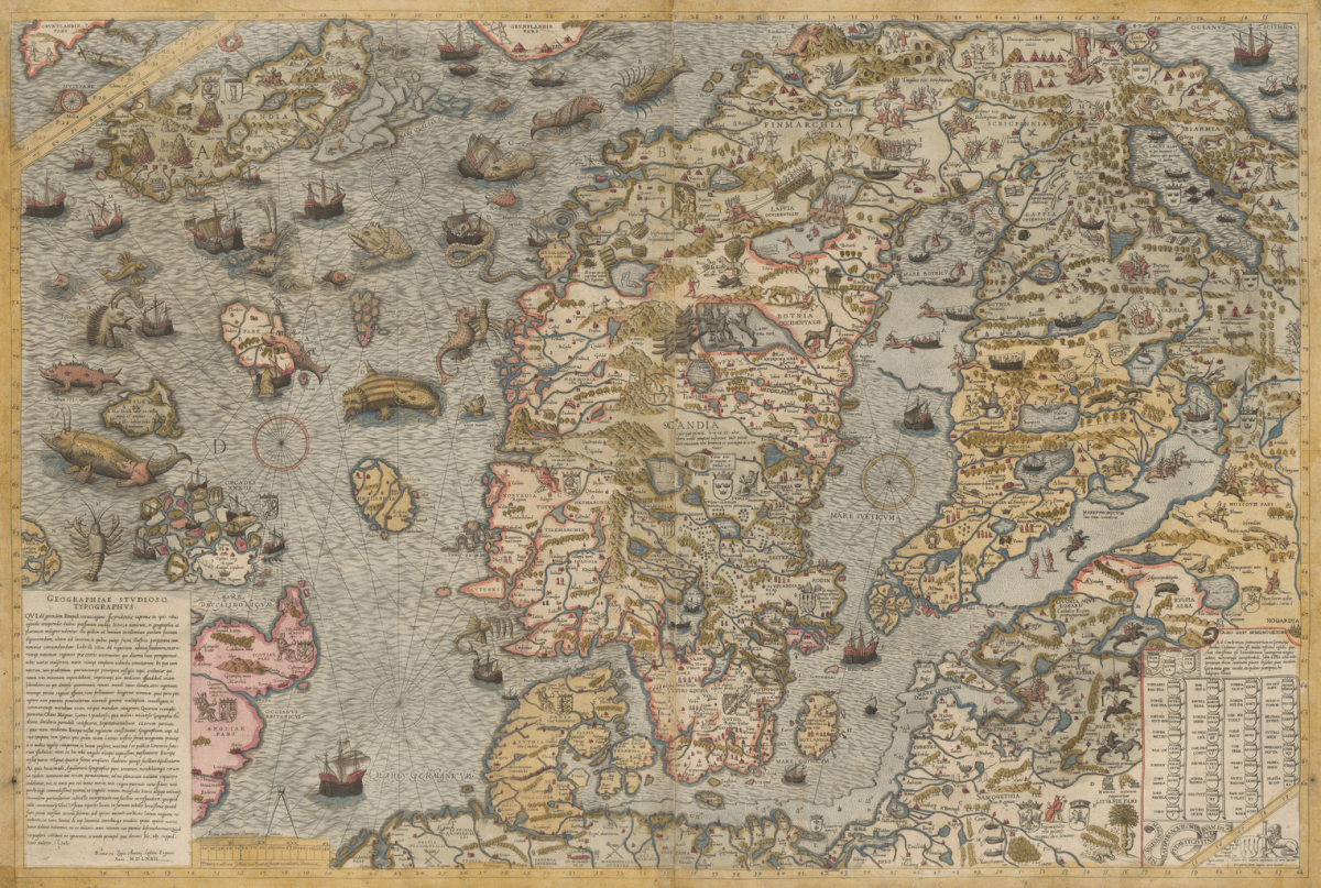 El primer mapa del mar del Norte – Blog Cátedra de Historia y ...