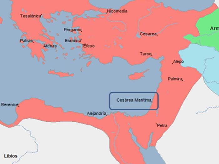 El puerto de Cesarea Marítima, la obra de Herodes – Blog Cátedra de ...