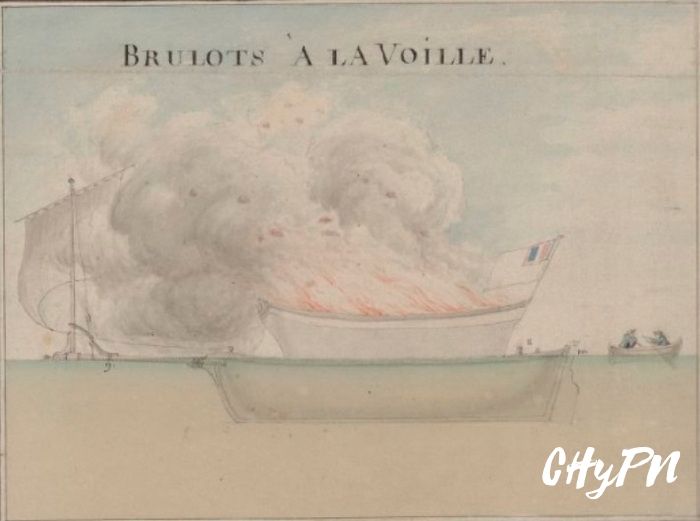 interior brulote con logo | Blog Cátedra de Historia y Patrimonio Naval