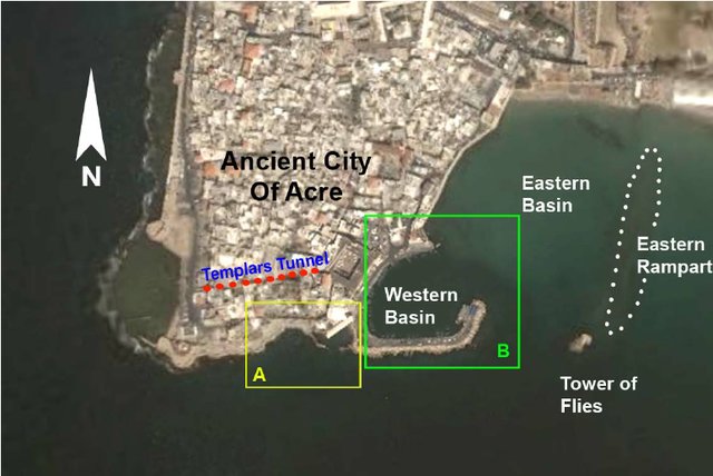map-of-Akko-Port – Blog Cátedra de Historia y Patrimonio Naval