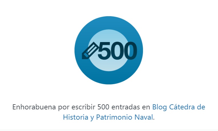 ¡Hemos llegado a las 500 entradas! – Blog Cátedra de Historia y ...