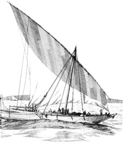 El dhow del océano Índico – Blog Cátedra de Historia y Patrimonio Naval