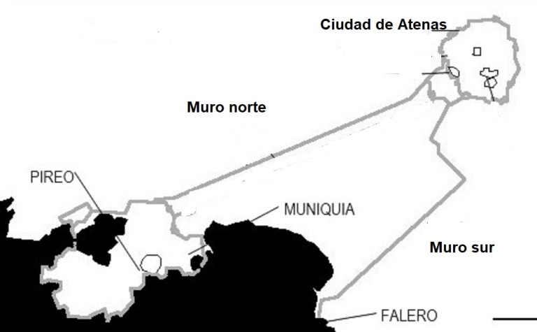 Los «Muros Largos» de Atenas en la defensa naval – Blog Cátedra de ...