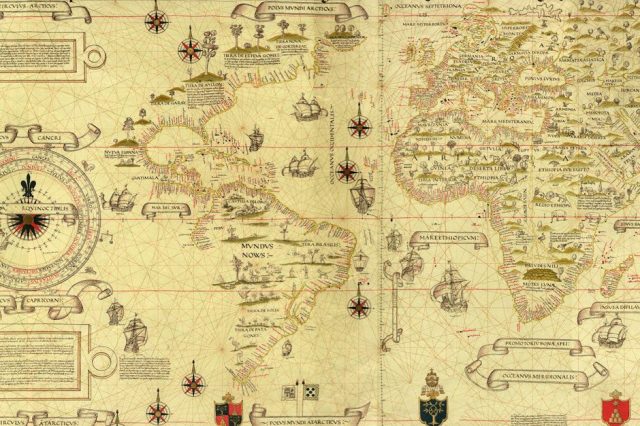 El mapa de la expansión ultramarina: el Padrón Real – Blog Cátedra de ...