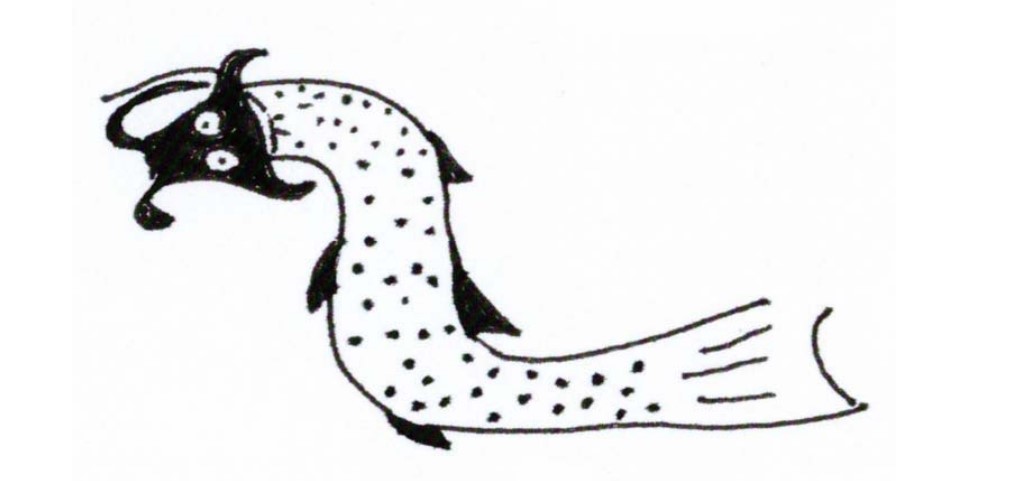 Dibujo De Pez Víbora Del Pacífico Titanoboa Cerrejonensis, La